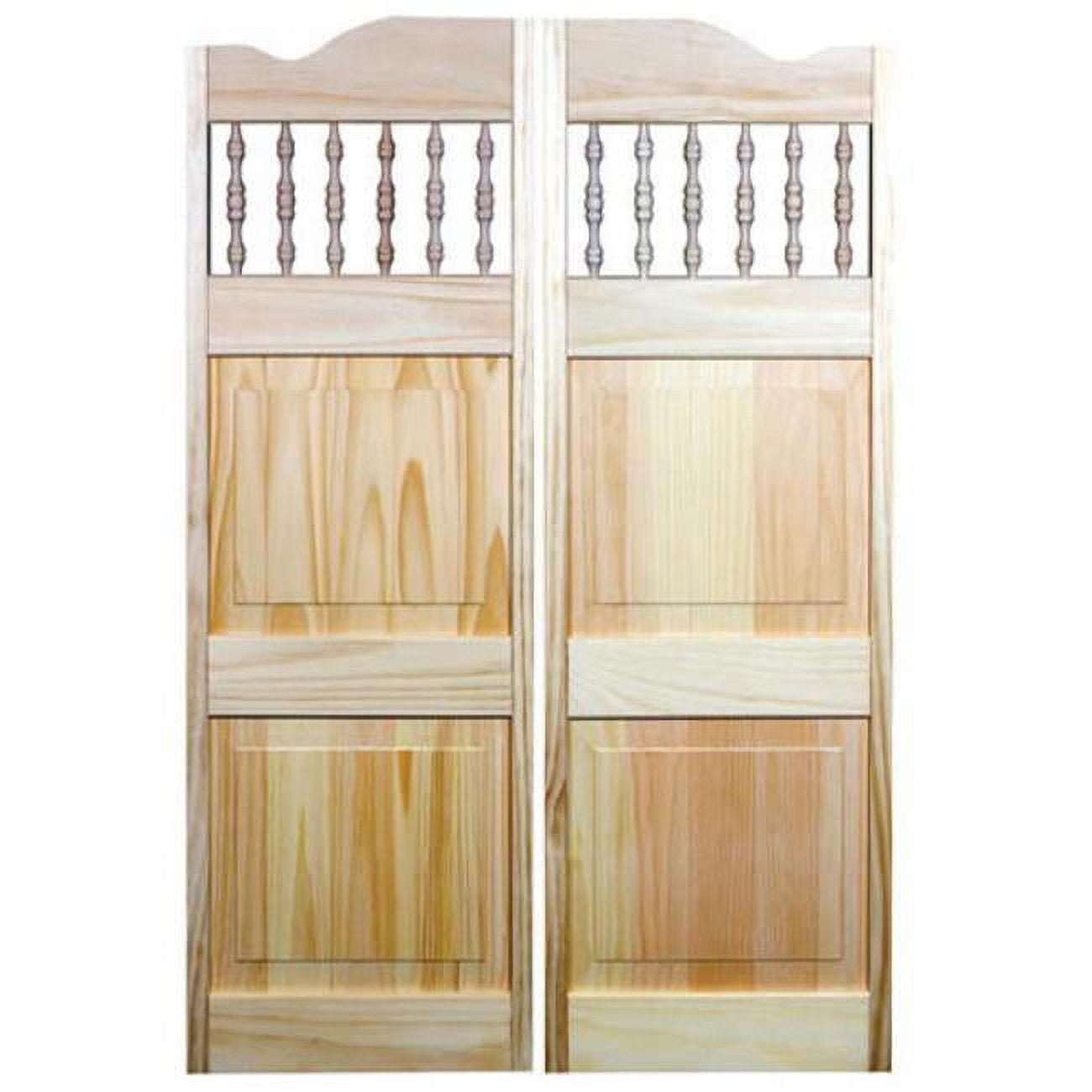 American Wood 483042 30 x 42 in. Carson City Spindle Top Cafe Door ...