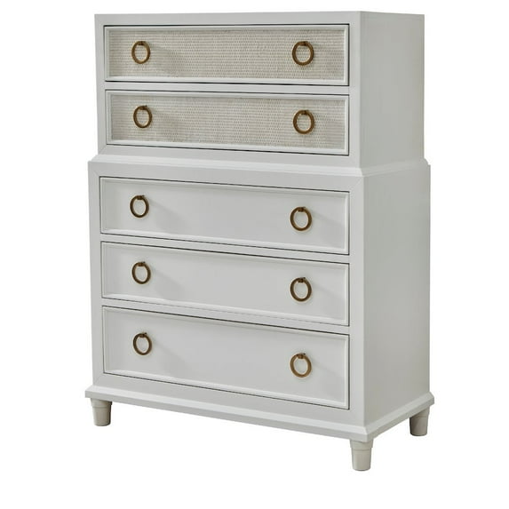 American Woodcrafters Switchgrass Chest - White - Walmart.com