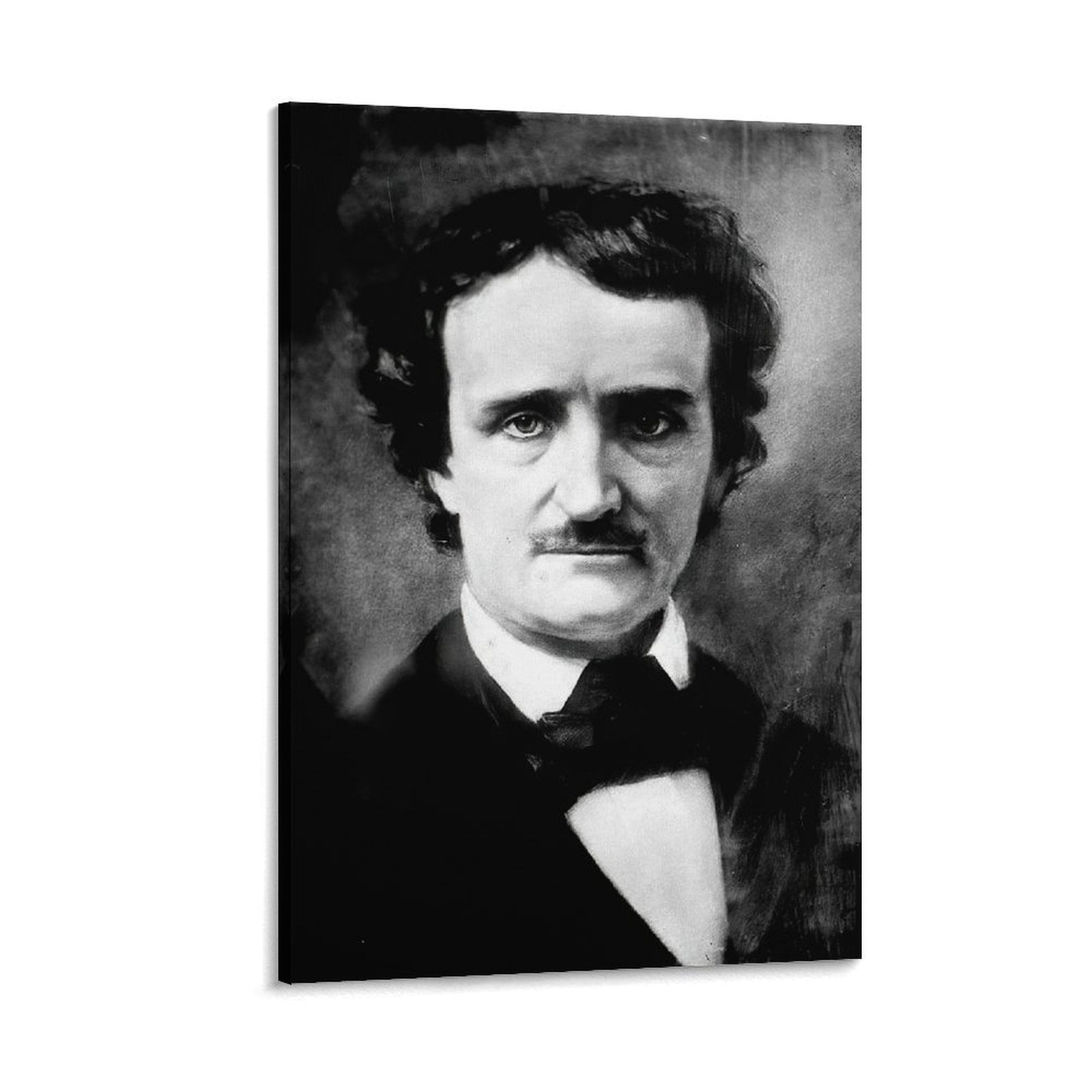 American Writer Poet Edgar Allan Poe Celebs Black And White Poster Art ...