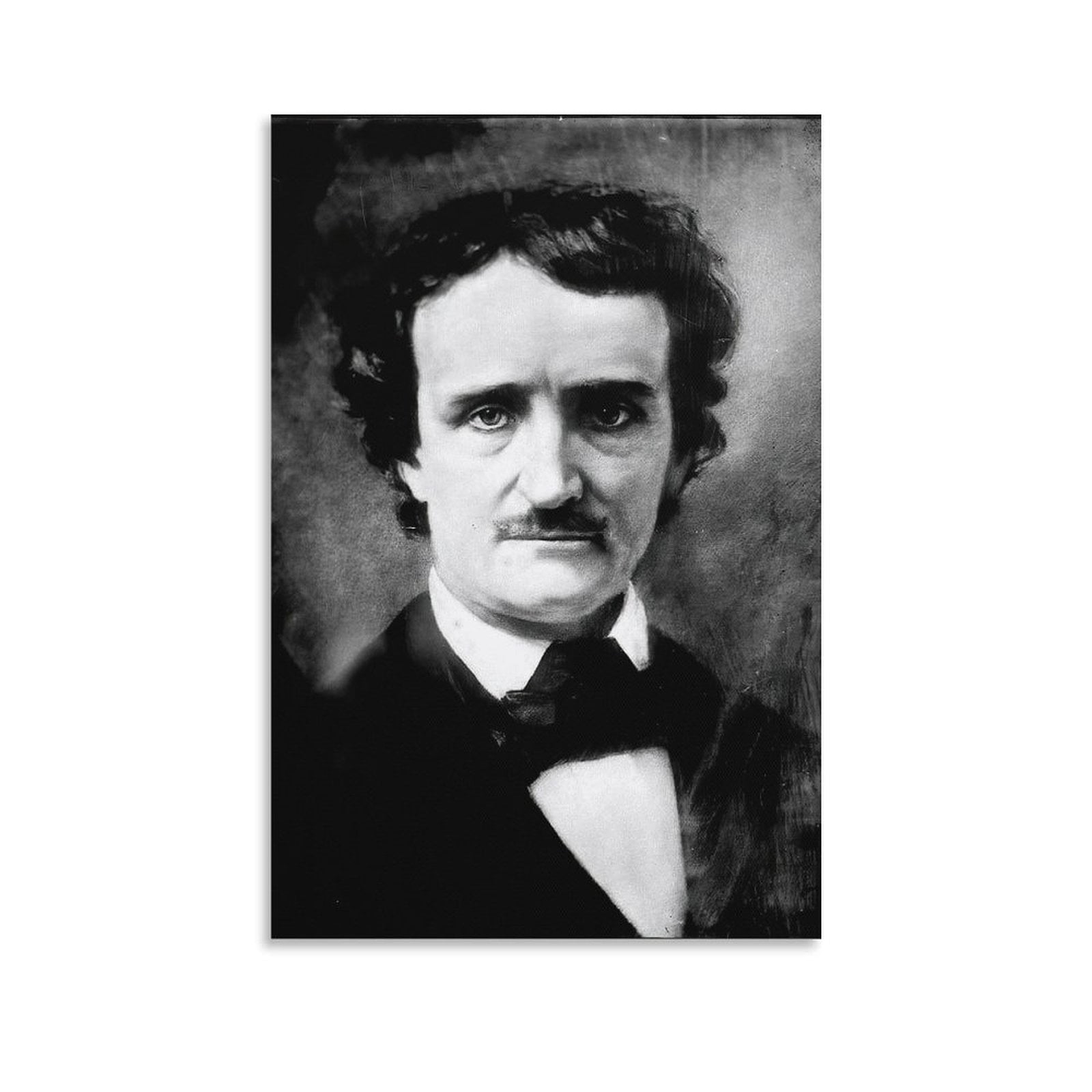 American Writer Poet Edgar Allan Poe Celebs Black And White Poster ...