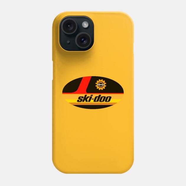 American Yellow Snowmobile Retro Graphic Protective Cover for iPhone 11 ...