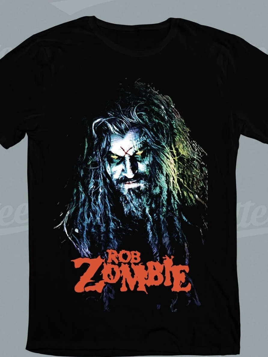 American band music Rob Zombie blue mask T-shirt - Walmart.com