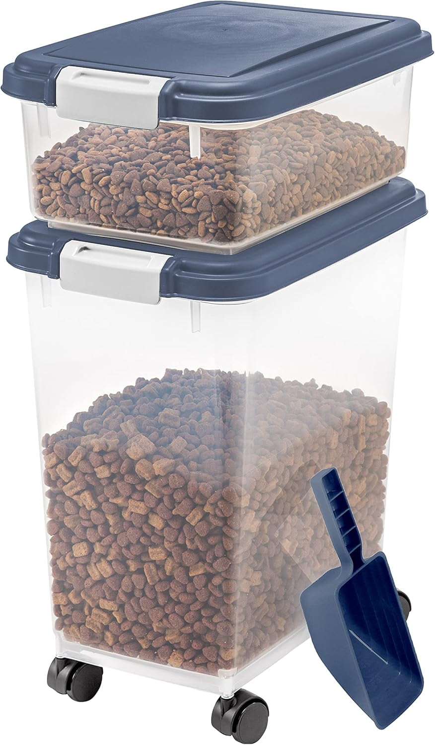 American dog food storage container, 30 lb and 11 lb combination, cat ...