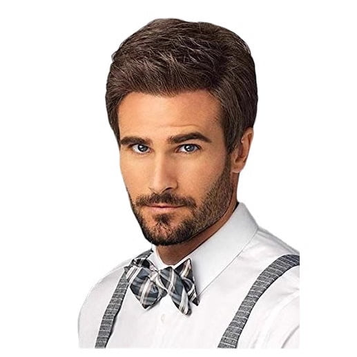 American fashion men's hair chemical fiber rose mesh hood wig - Walmart.com
