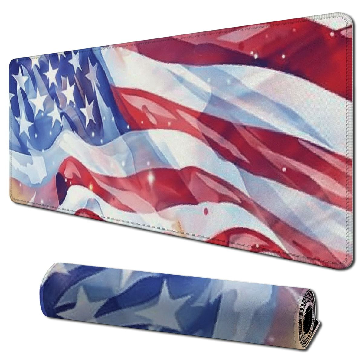American flag Extra large rubber mouse pad - Walmart.com