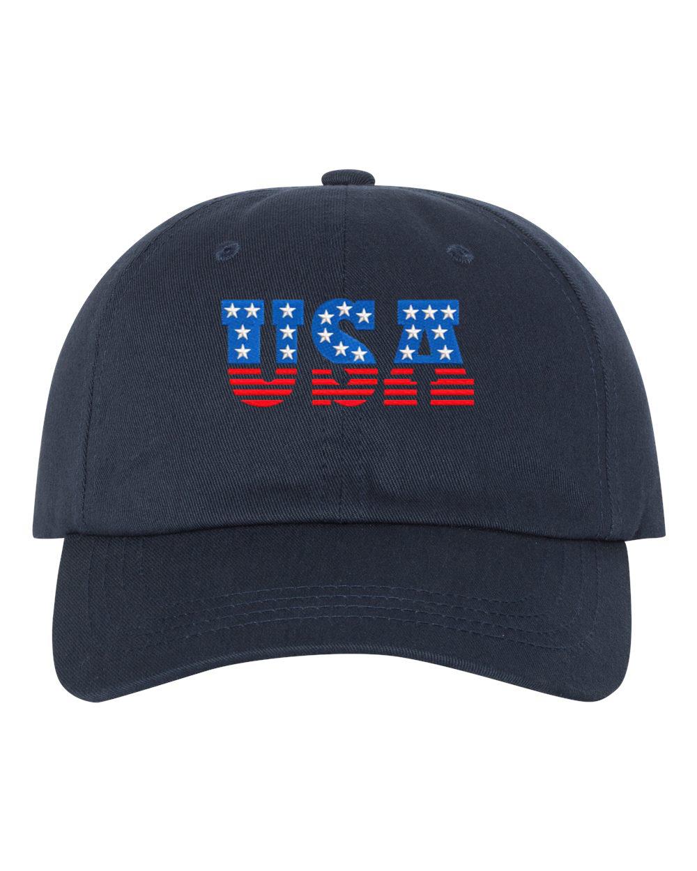 American flag Independence Day embroidered classic dad hat vintage look ...