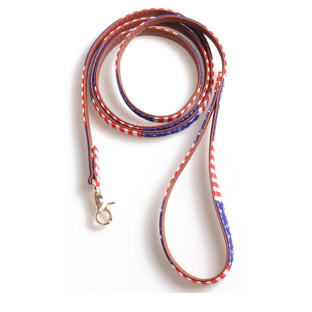 American flag dog collar and leash set - Walmart.com