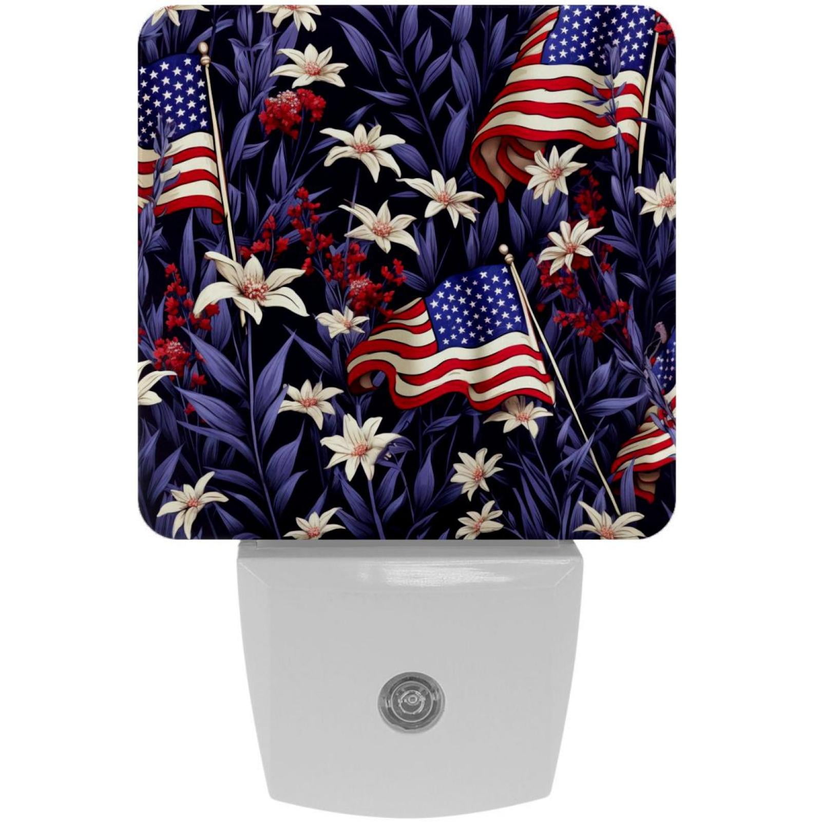 American flag plant LED Square Night Lights - Energy Efficient ...