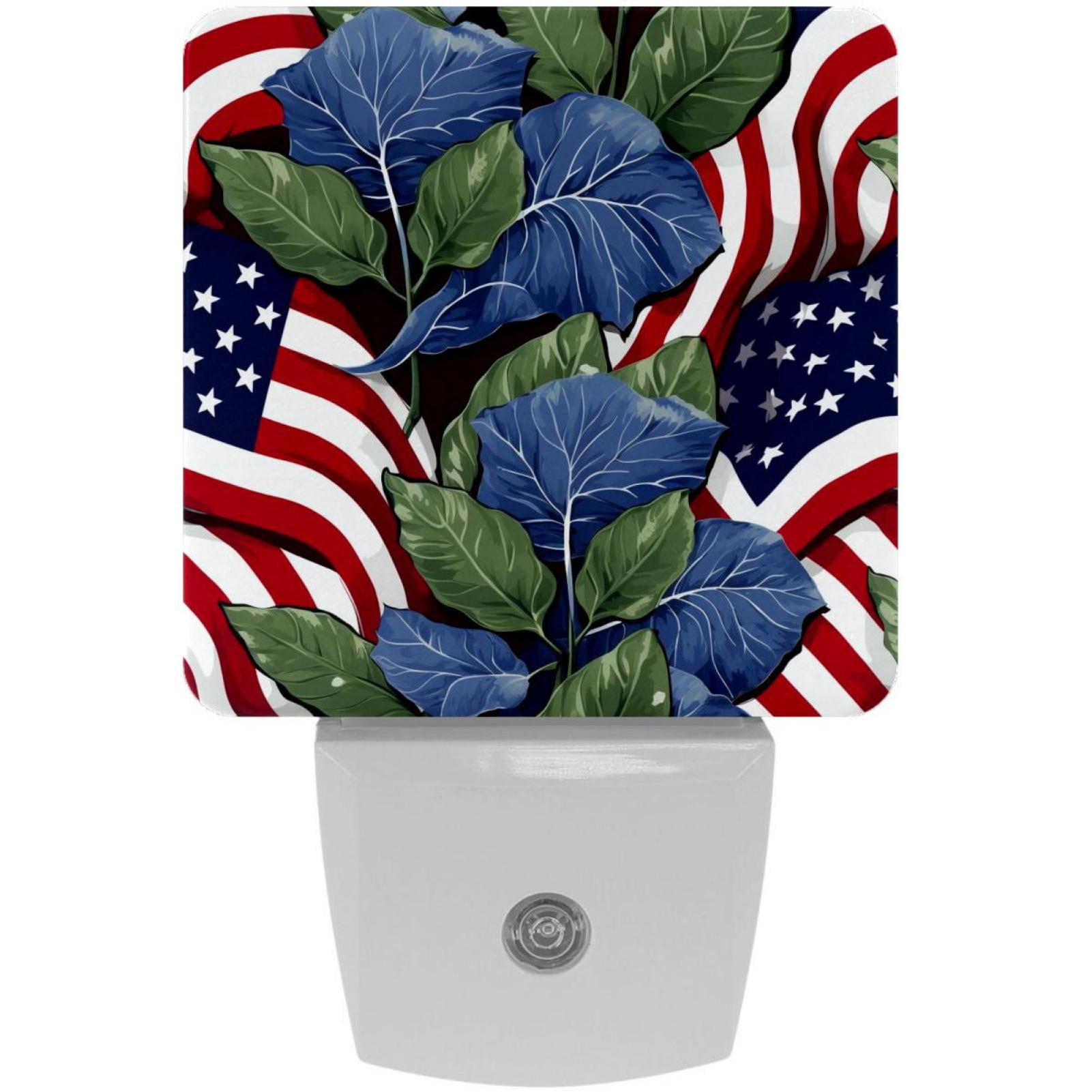 American flag plant LED Square Night Lights - Energy Efficient and ...