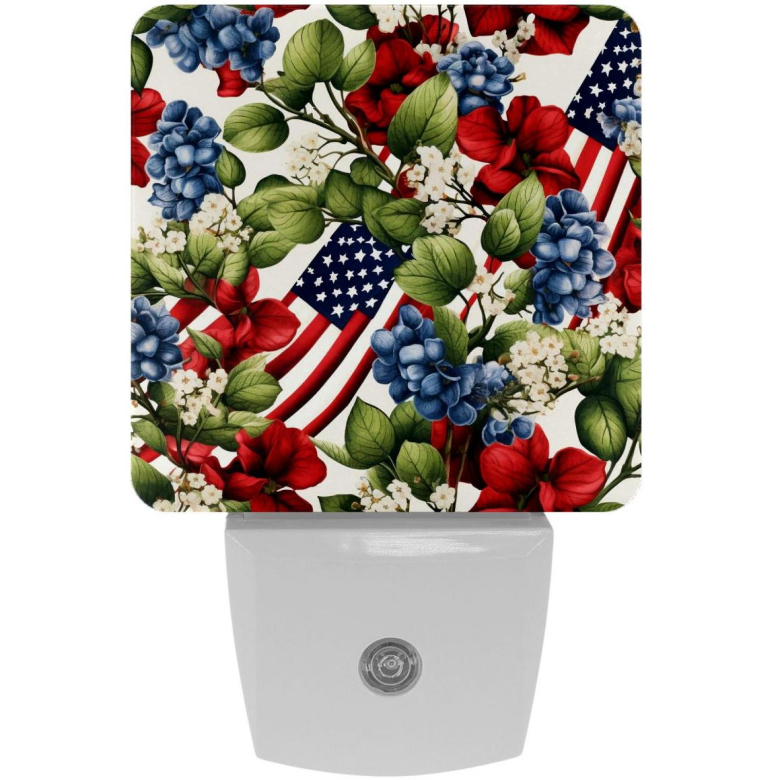American flag plant LED Square Night Lights - Modern Design, Energy ...