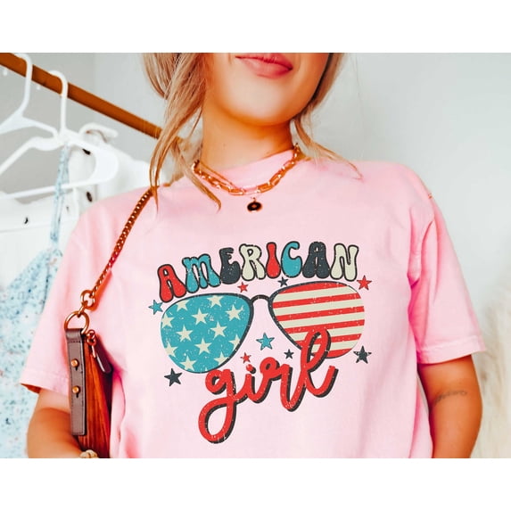American girl Shirt American Babe Shirt July 4th Girls Shirt 4th July ...