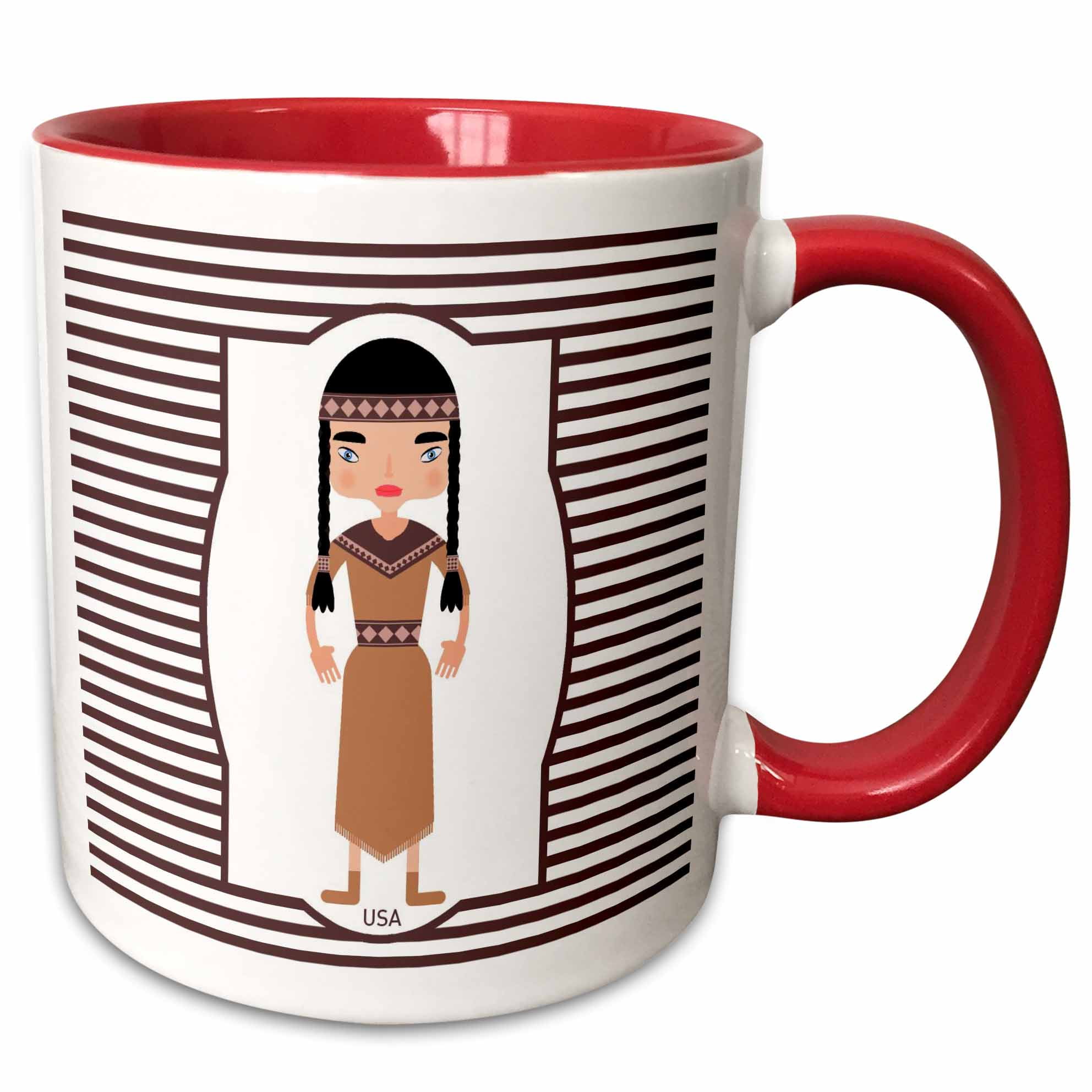 American native girl representing indigenous peoples of the Americas ...