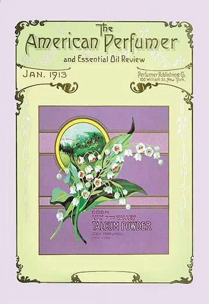 American perfume, fragrance and Essential Oil Review: Eden Lily of the Valley Talcum Powder ...