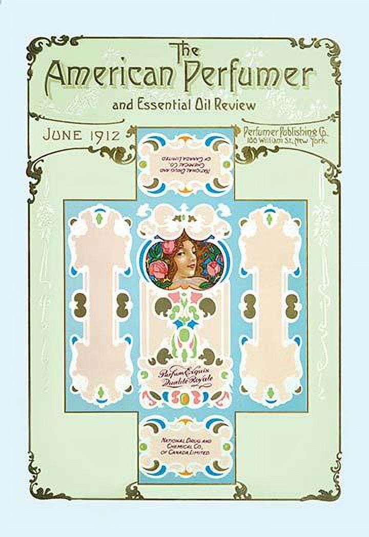 American perfume, fragrance and Essential Oil Review, June 1912 Poster ...