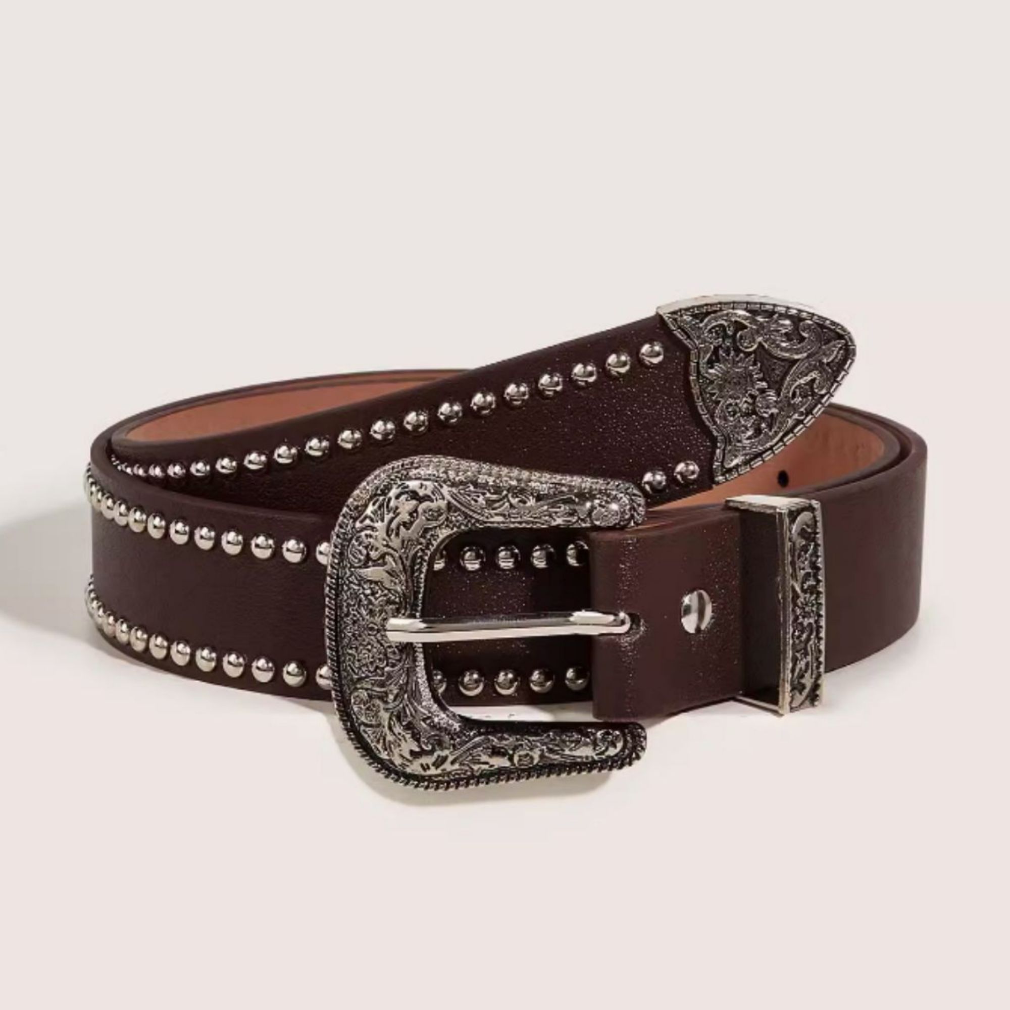 American, retro, punk, Spice Girl, rivet belt, high sense, versatile ...