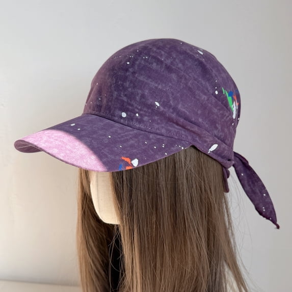 American retro street style hip-hop cap with headscarf for men and ...