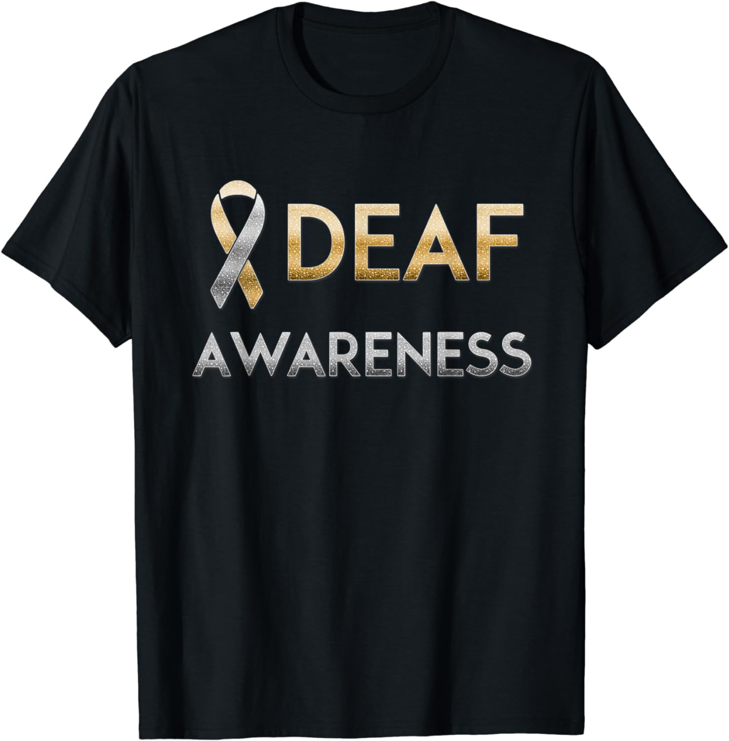 American sign language Deaf Awareness T shirt - Walmart.com