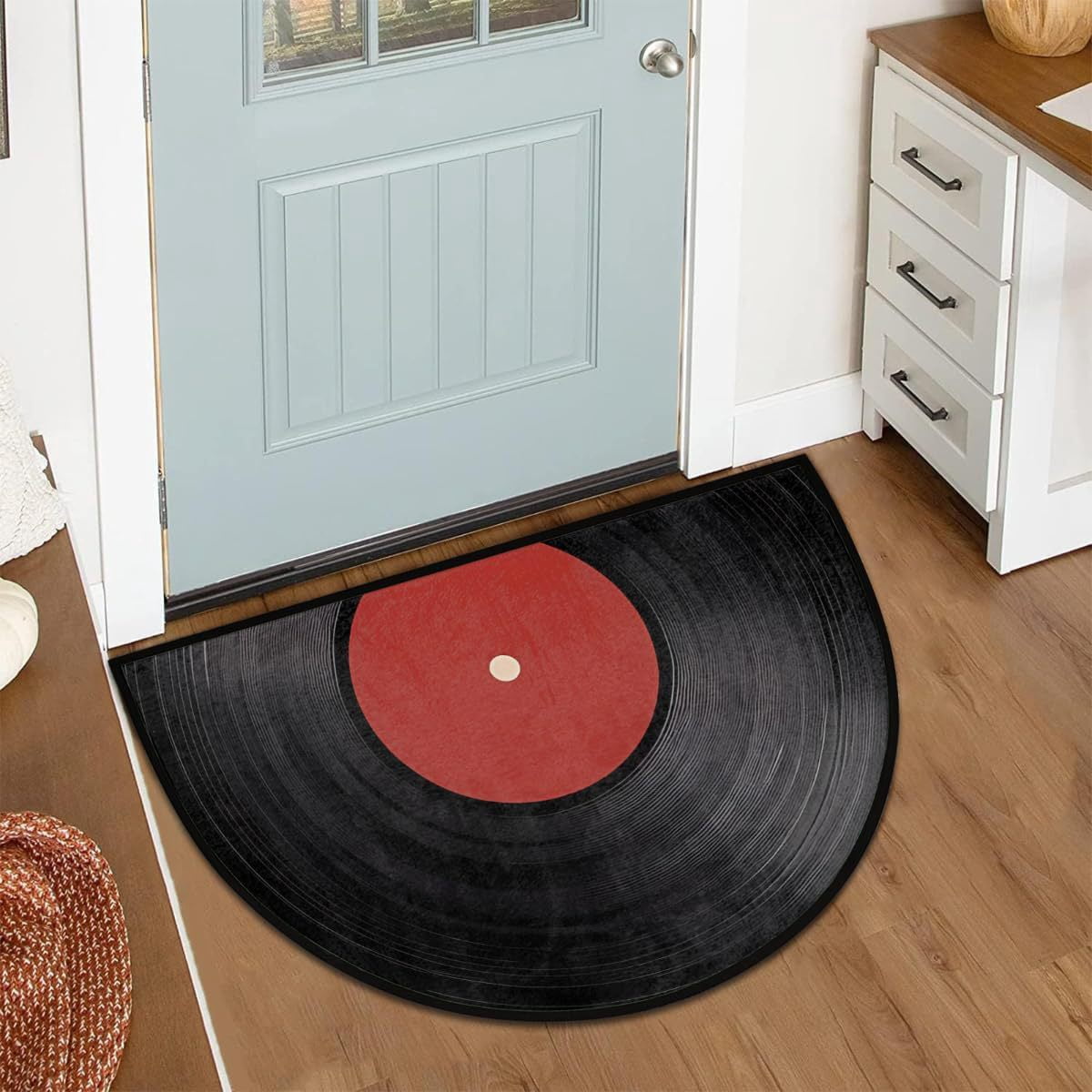 American-style semicircular floor mat entrance door mat dirt-resistant ...