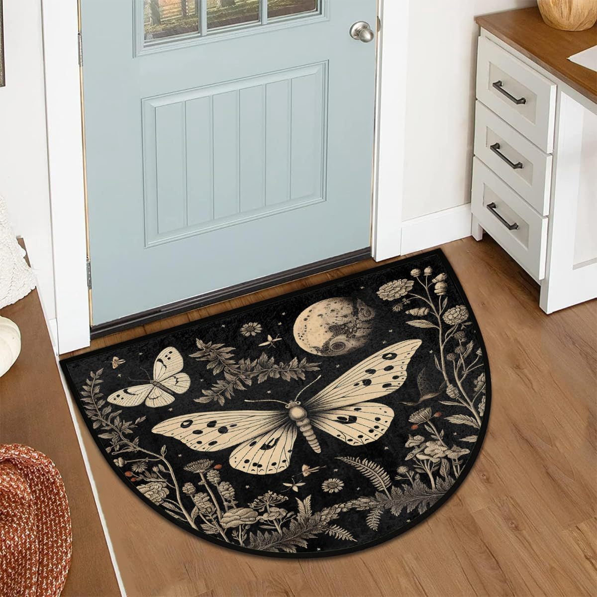 American-style semicircular floor mat entrance door mat dirt-resistant ...