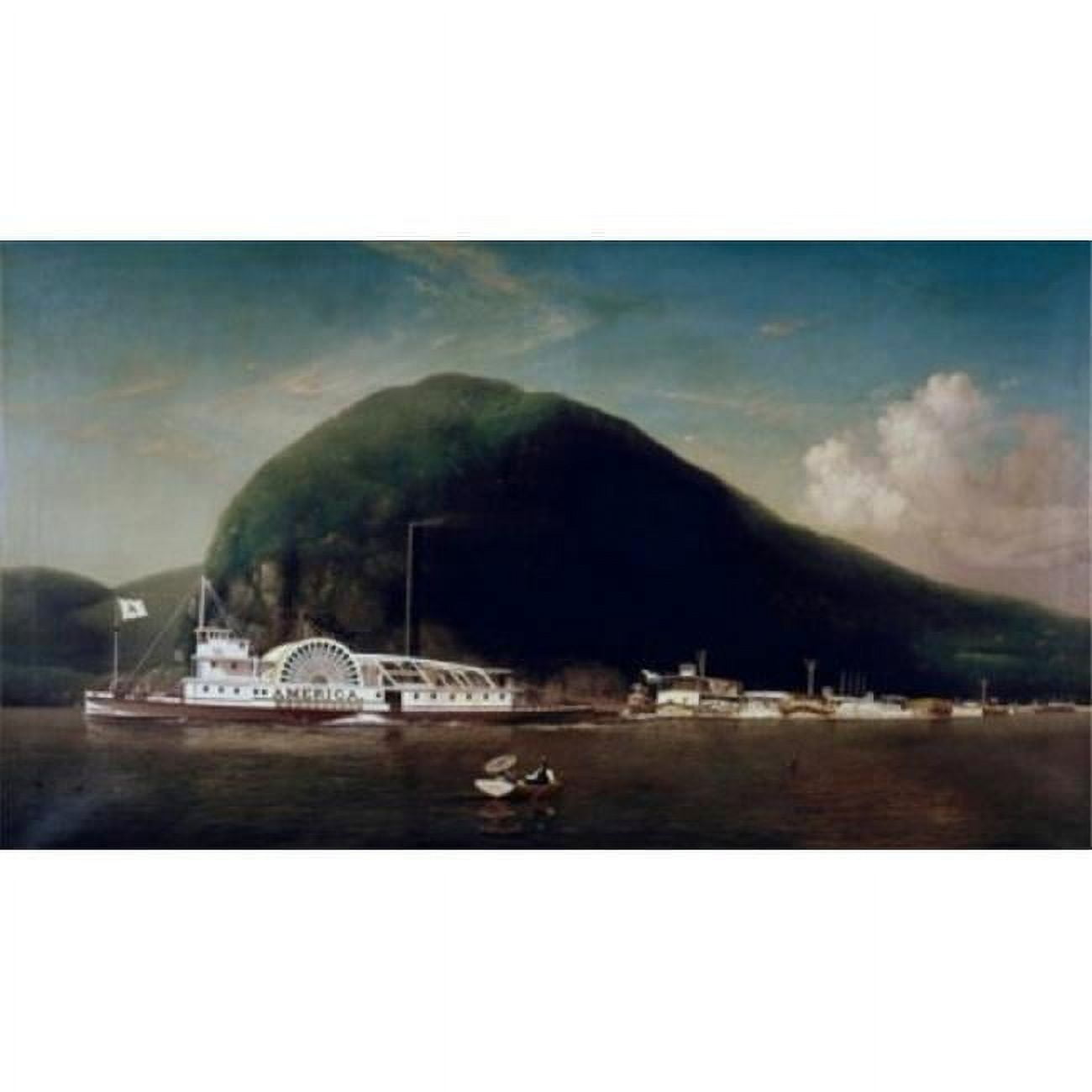 American & the Coquette at King on the Hudson Tyler James Gale 1855 ...