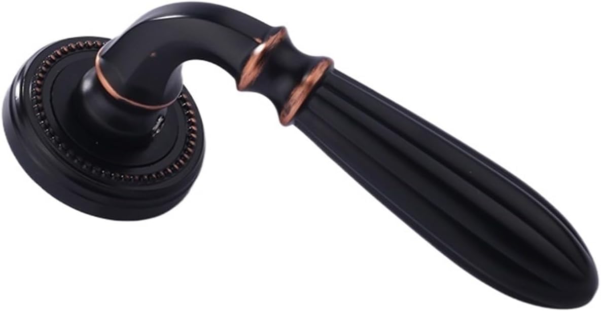 American zinc Alloy Indoor Silent Door Lock Bedroom Wooden Door Handle ...