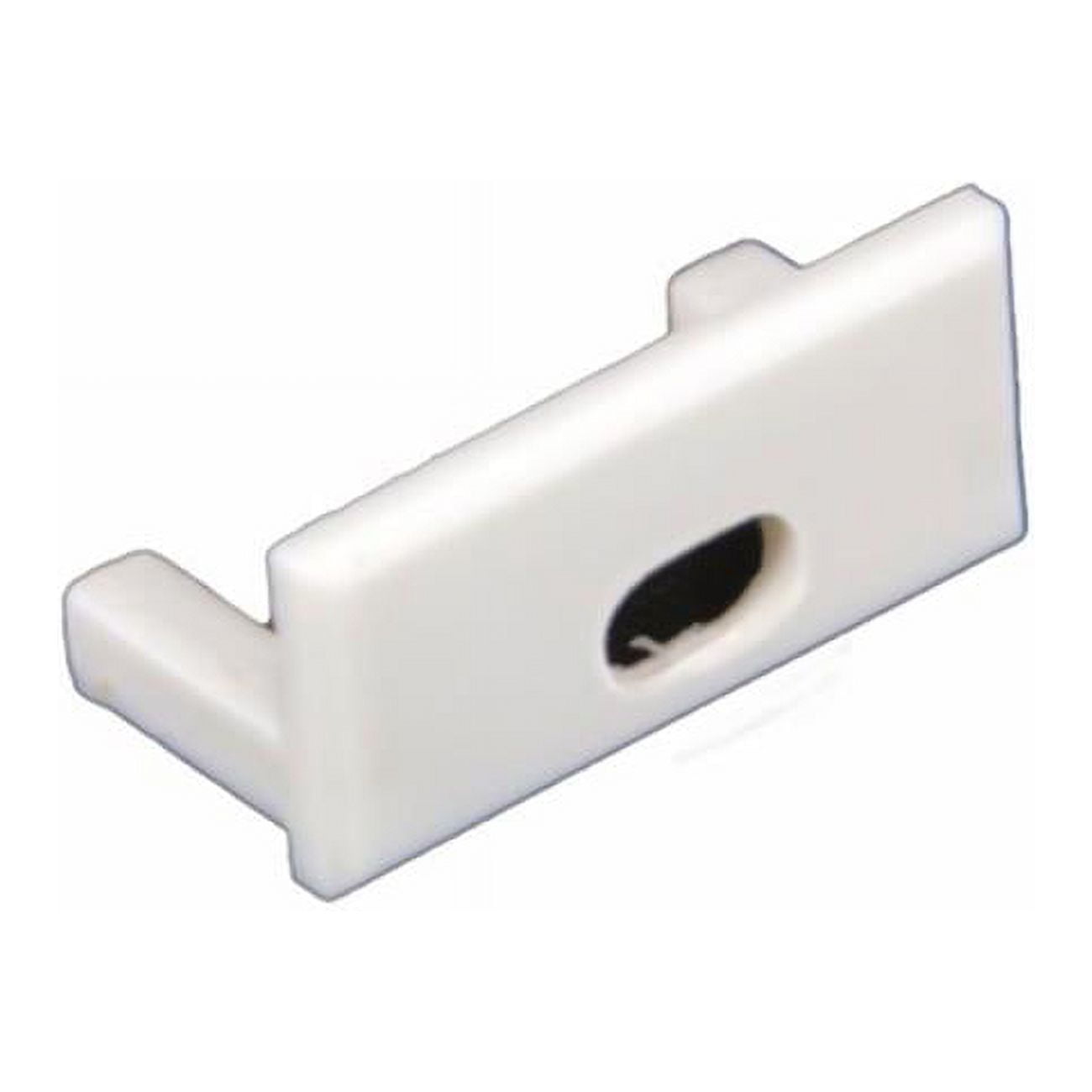 AmericanLighting Helm Extrusion End Cap with Power Feed Hole - Walmart.com