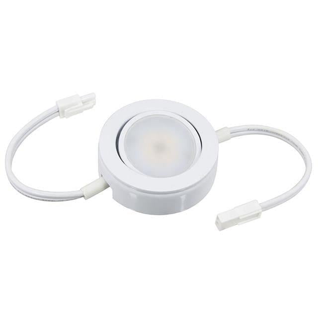 AmericanLighting MVP-1-WH-B Dimmable LED Puck Light with 6 in. Lead ...