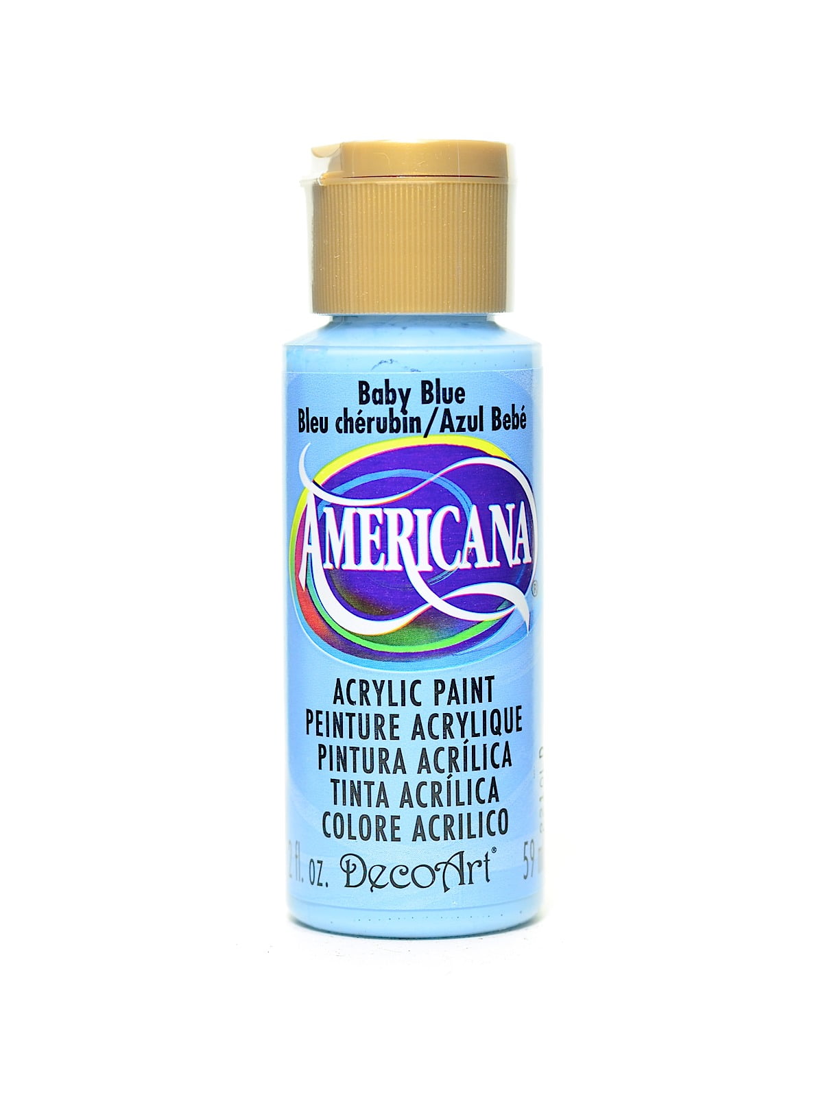 Americana Acrylic Paints baby blue, 2 oz. (pack of 8) - Walmart.com