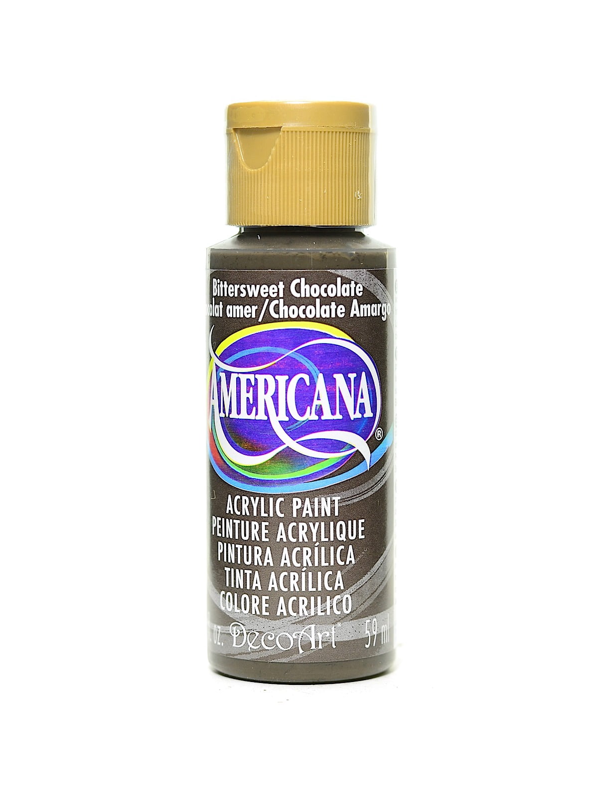 Americana Acrylic Paints bittersweet chocolate, 2 oz. (pack of 8 ...