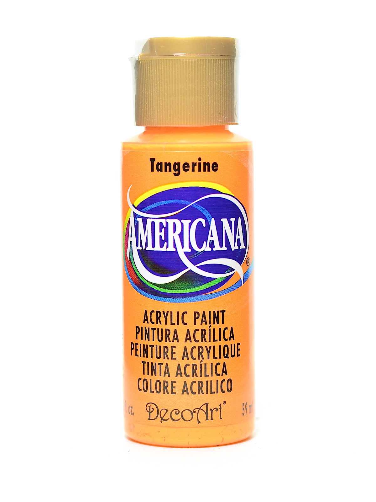 Americana Acrylic Paints tangerine, 2 oz. (pack of 8) - Walmart.com
