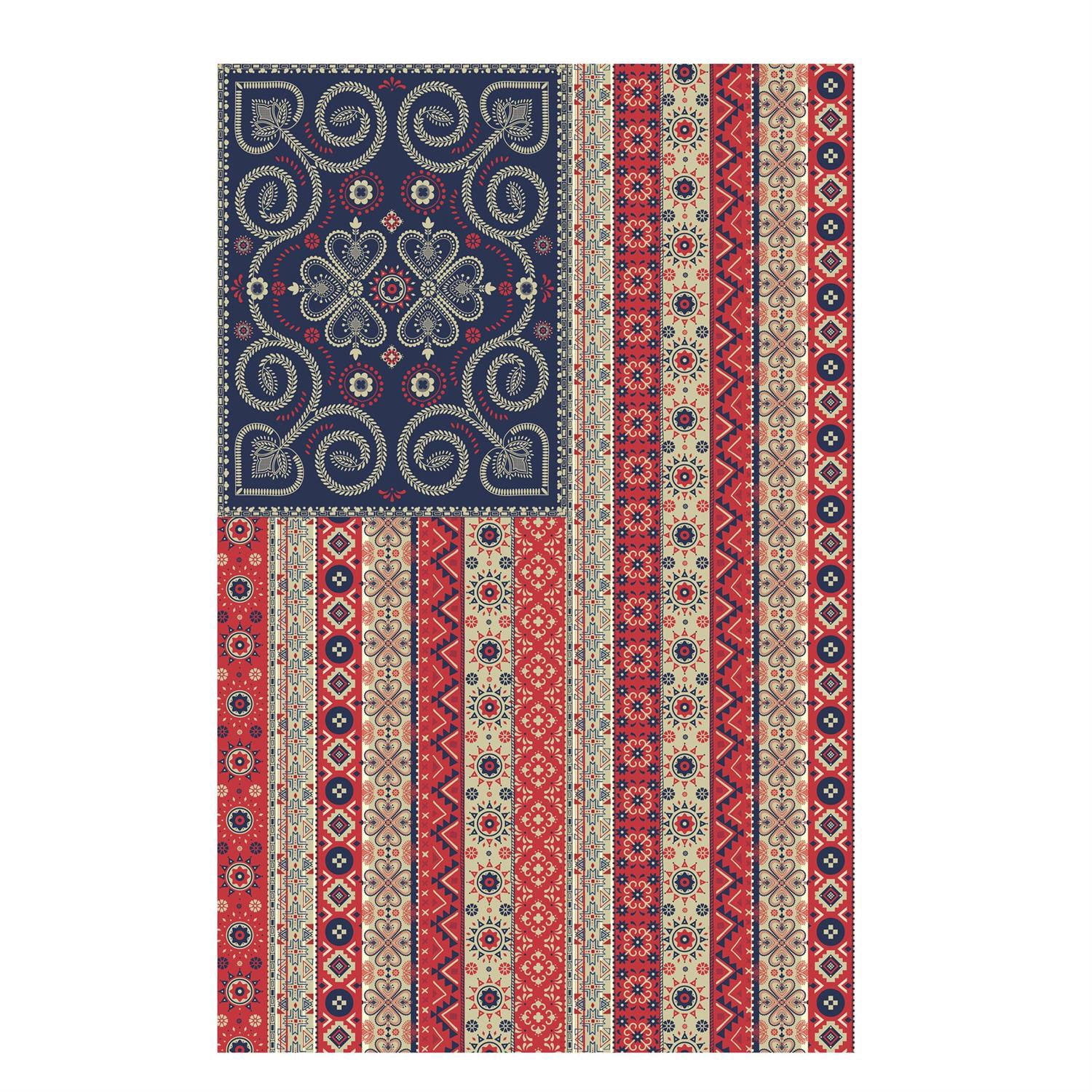 Americana BOHO by JG, Applique House Flags - Walmart.com