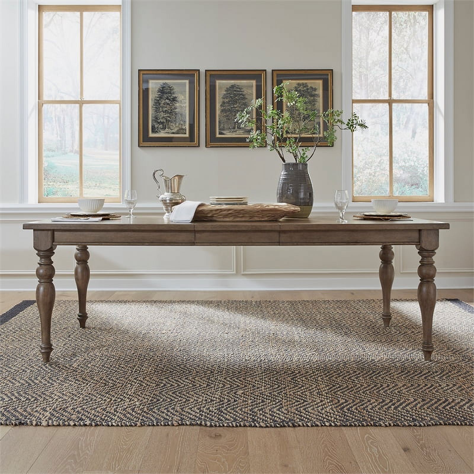 Liberty Furniture Manor Manor Long Rectangular Leg Table - Walmart.com