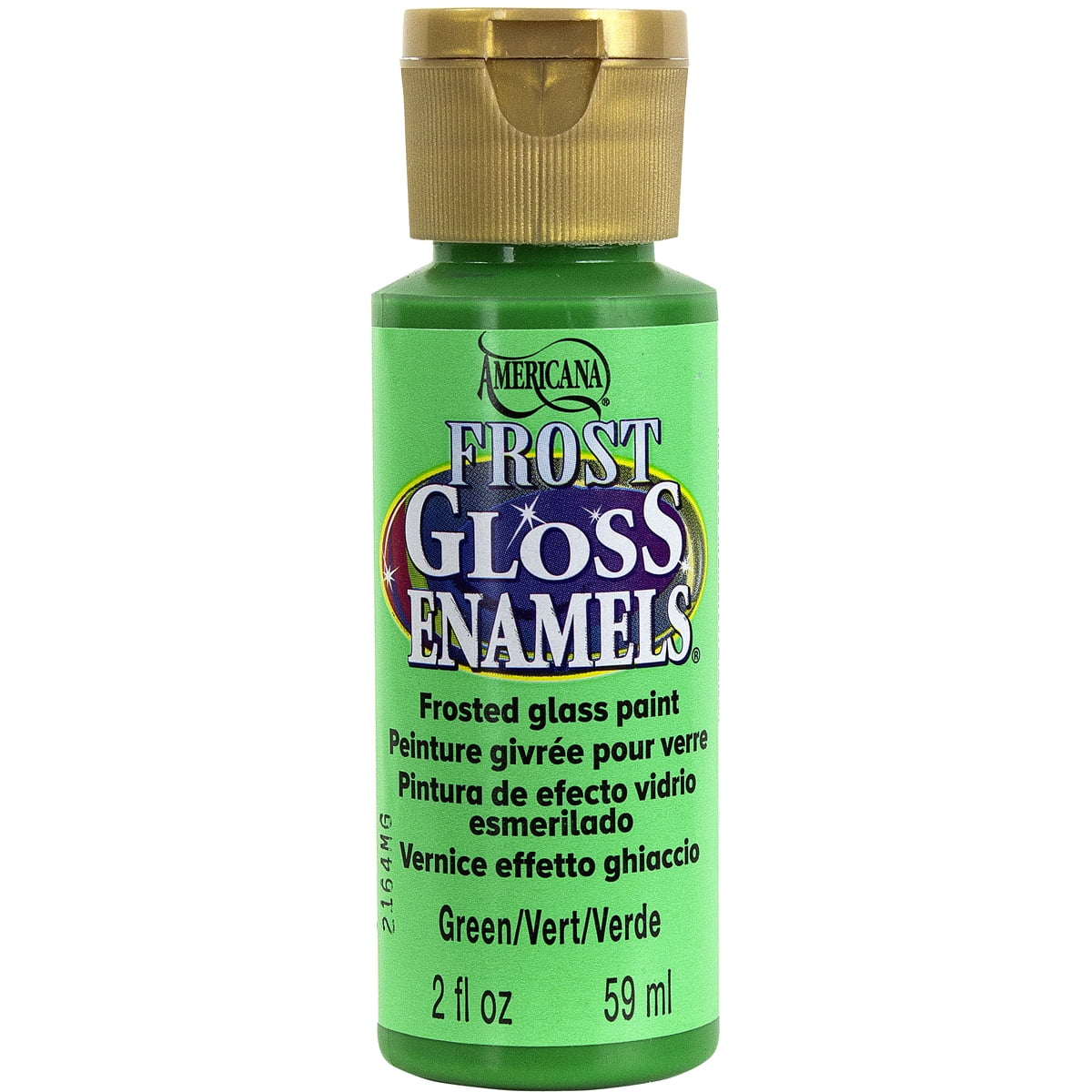 Americana Gloss Enamel Frost 2 Ounces-Green - Walmart.com