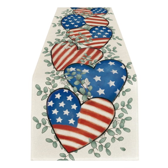 Americana Home Decor, July 4Th Table Runner, Patriotic Table ...