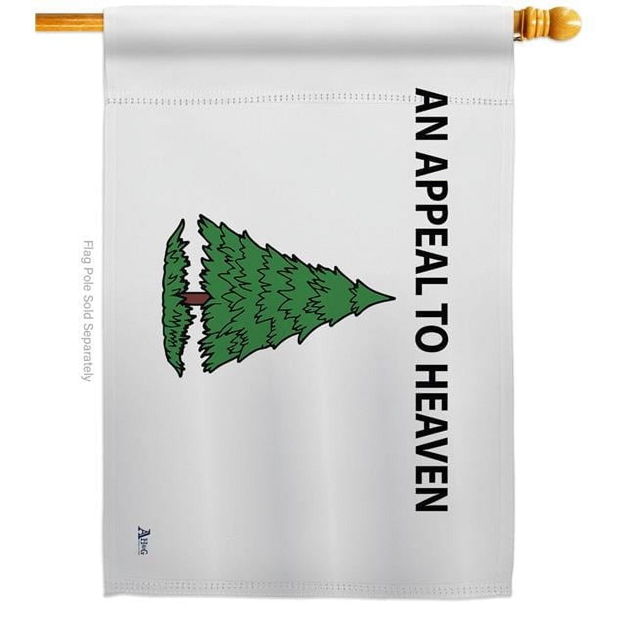 Americana Home & Garden 28 x 40 in. AN Appeal To Heaven House Flag with ...