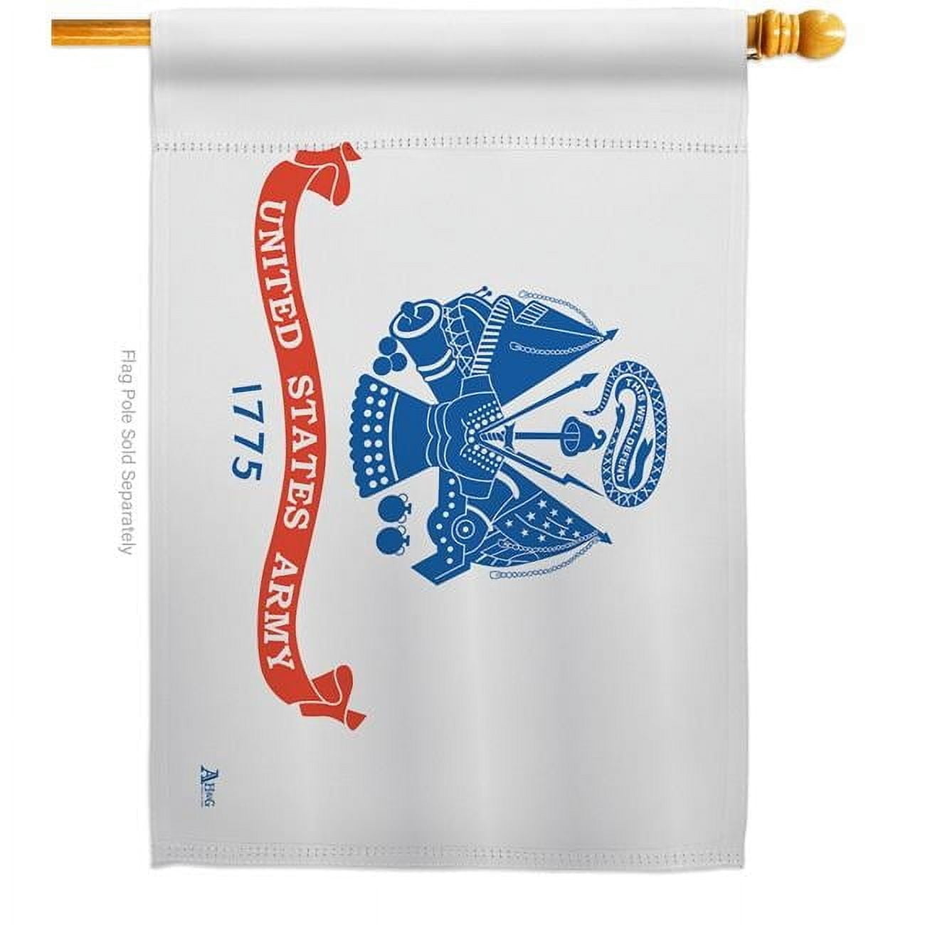 Americana Home & Garden 28 x 40 in. Army House Flag with Armed Forces ...