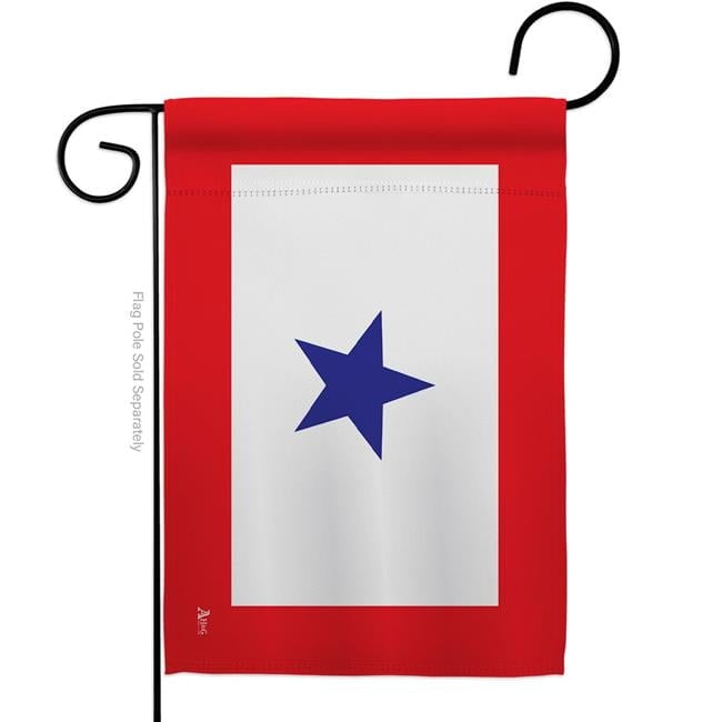 Americana Home & Garden G142343-BO 13 x 18.5 in. Blue Star Garden Flag ...
