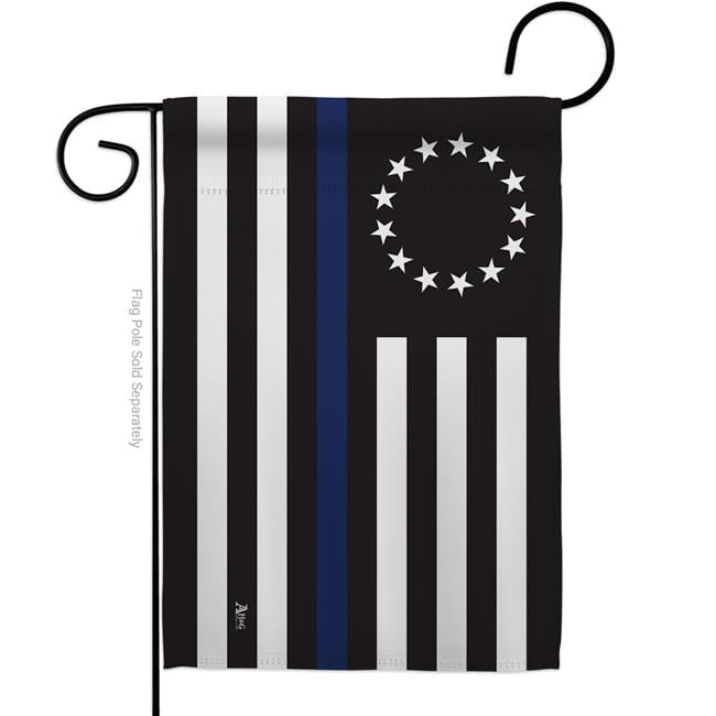 Americana Home & Garden G142928-BO 13 x 18.5 in. Betsy Ross Blue Line ...