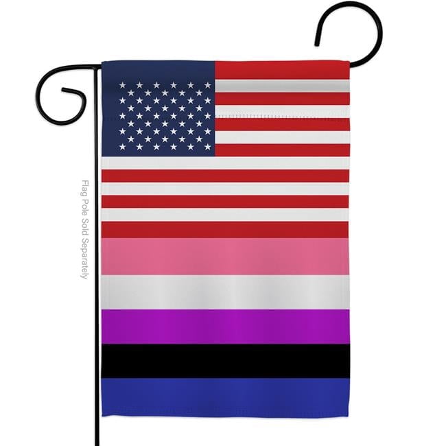 Americana Home & Garden G149033-BO US Genderfluidity Pride Support 13 x ...
