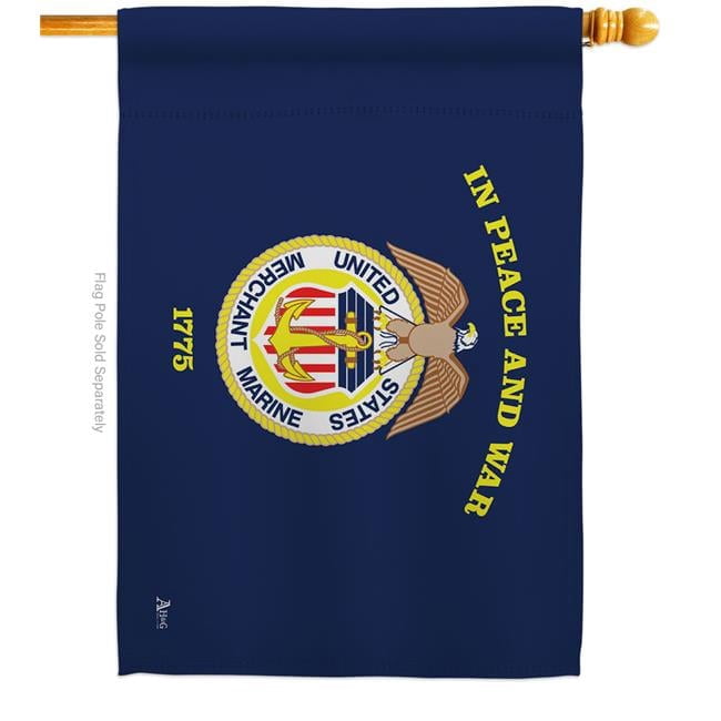 Americana Home & Garden H140347-BO 28 x 40 in. Merchant Marine House ...