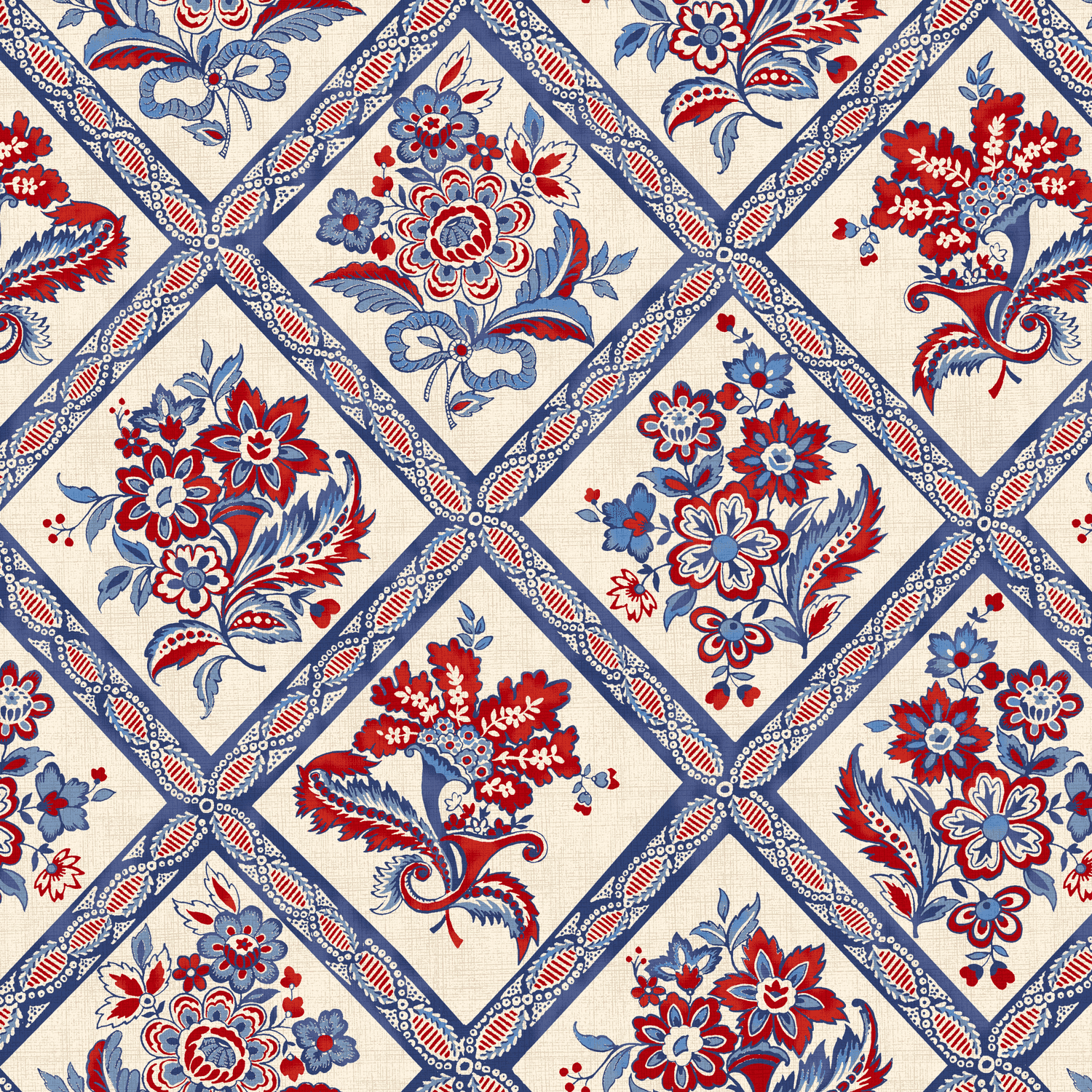 Americana Lattice Wide Quilting Cotton Fabric- Yard - Walmart.com