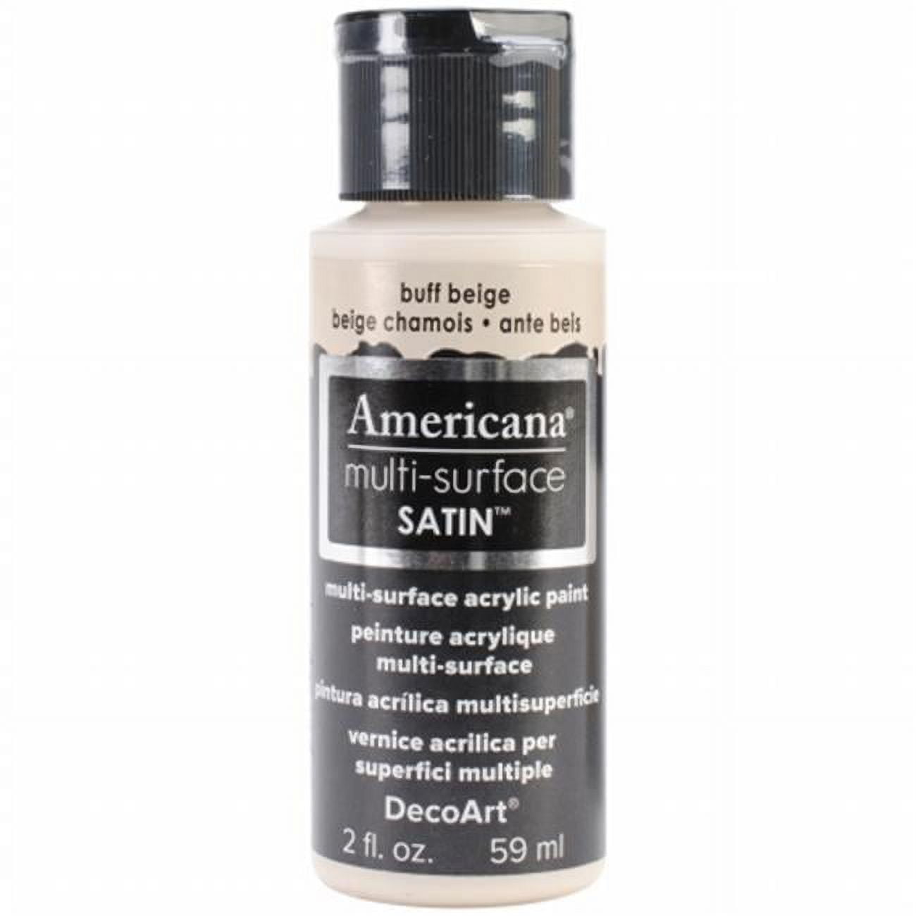 Americana Multi-Surface Satin Acrylic Paint 2oz-Buff Beige - Walmart.com