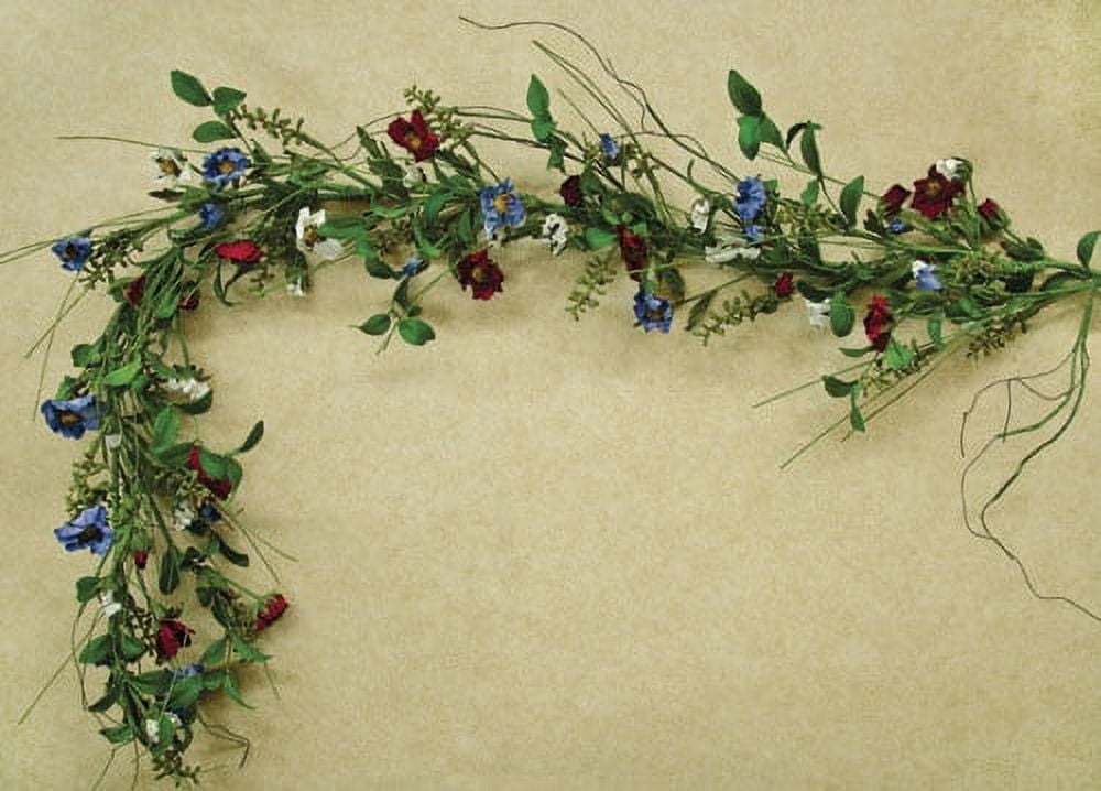 Americana Poppy Garland - Walmart.com