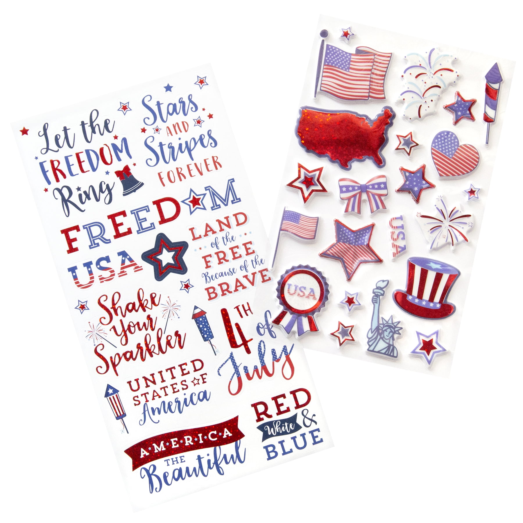 Americana Sticker Pack by Recollections™ - Walmart.com