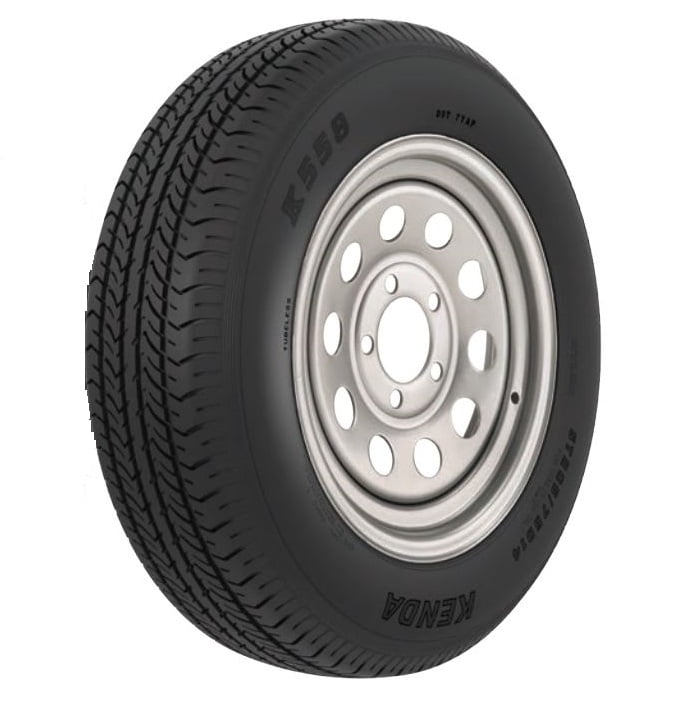 Americana Tire/Wheel Assy. 3S477 - 14x5.5"-5 x 4.50 -ST205 X 75D14-Load ...