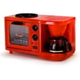 Americana by Elite EBK-200R 3-in-1 Mini Breakfast Shoppe, Coffee ...