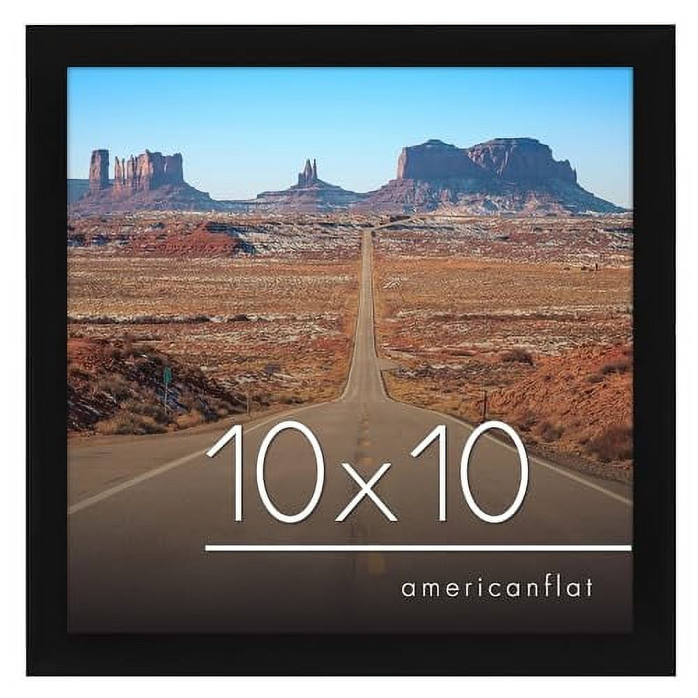 Americanflat 10x10 Picture Frame with Shatter-Resistant Glass - Gallery ...