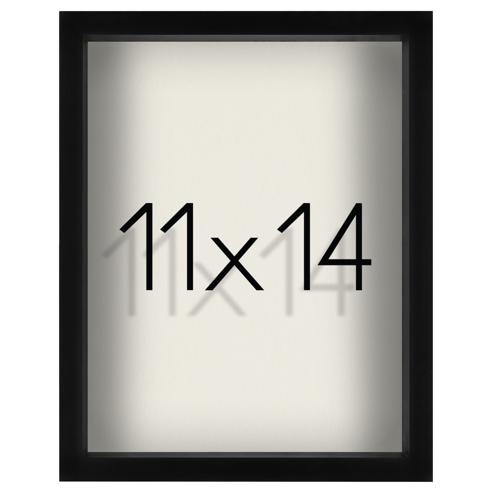 Americanflat 11" x 14"Shadow Box Frame with Shatter-Resistant Glass ...