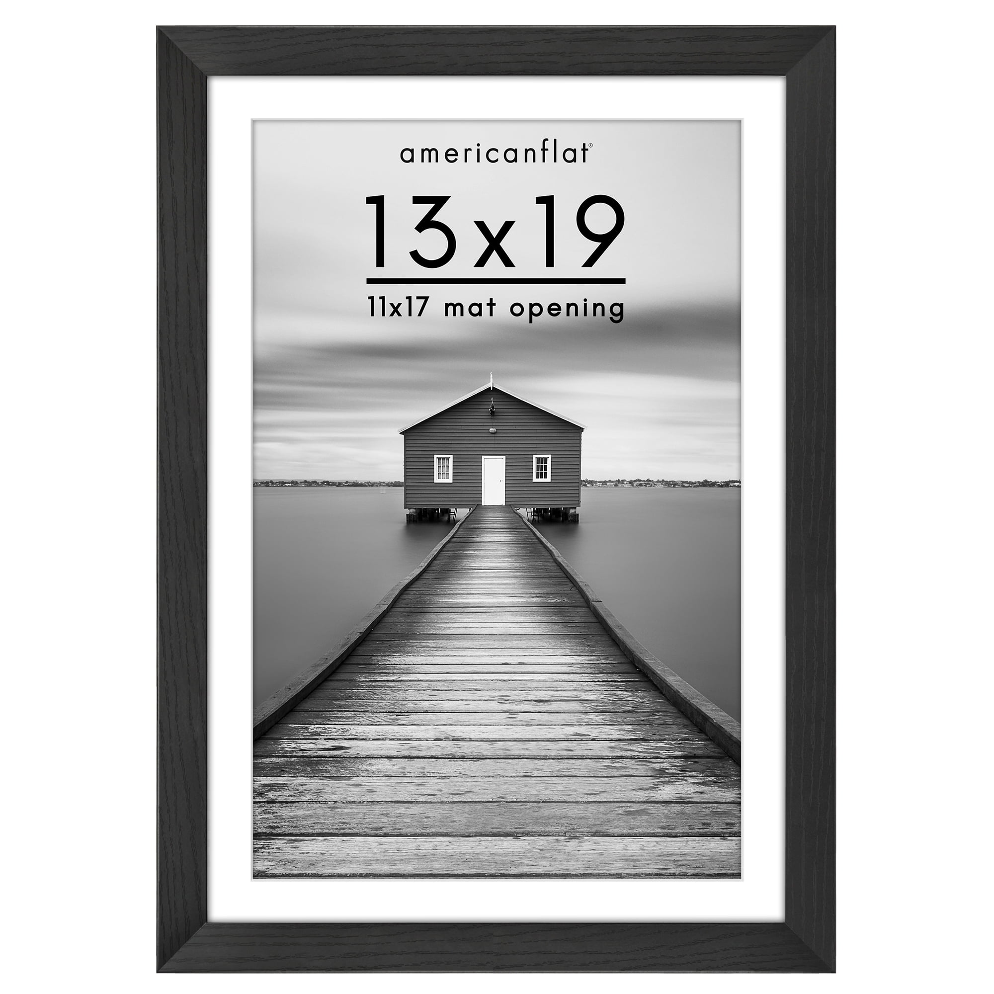Americanflat Wide Molding Picture Frame - 13 x 19 Frame Size - Walmart.com