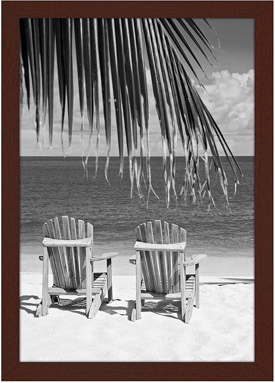 Americanflat 13x19 Picture Frame, MDF wood and shatter-resistant glass ...